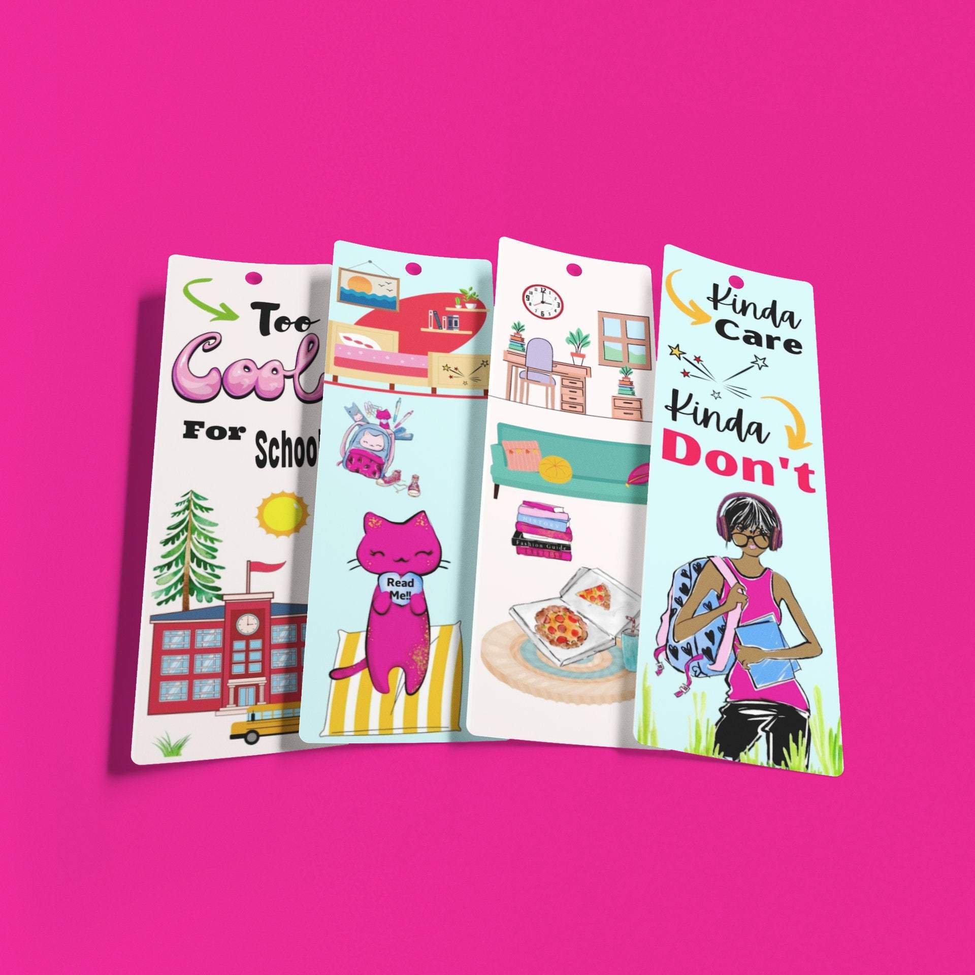 Printable Bookmarks for Back to School, Bookmarks for Teens – The Bea ...